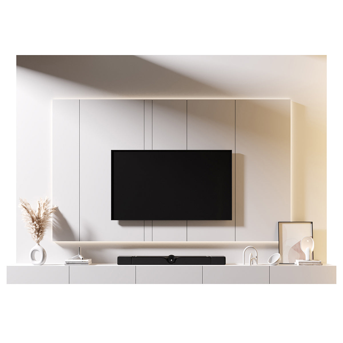 TV Wall - PF-8025 – Platine Furniture UAE | Luxury Furniture